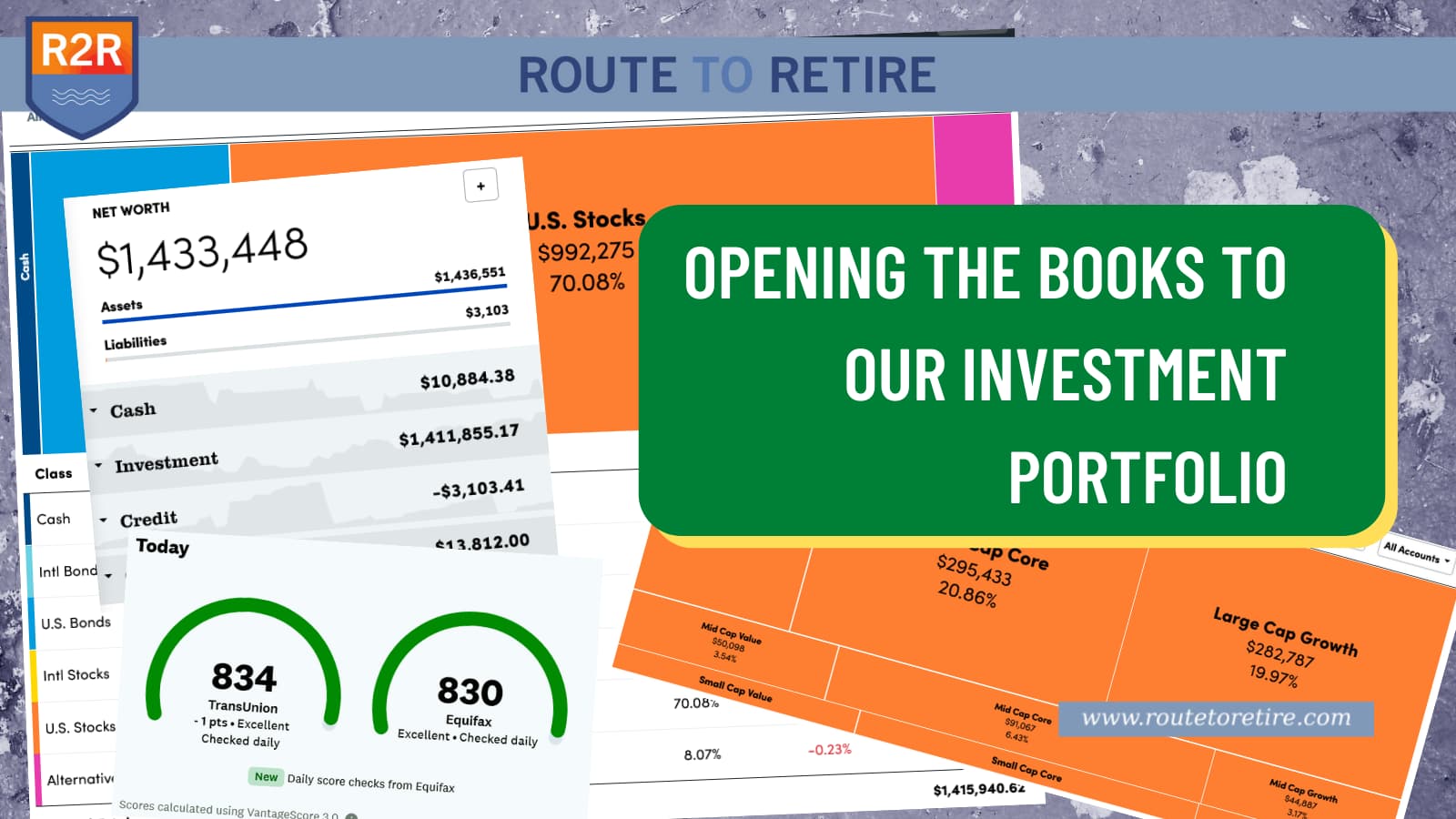 Opening The Books To Our Investment Portfolio Route To Retire