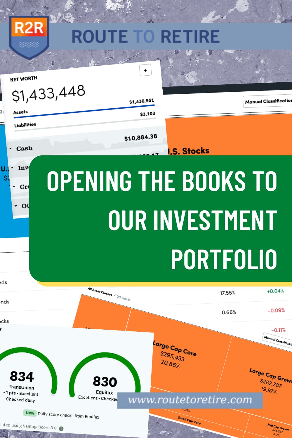 Opening the Books to Our Investment Portfolio - Route to Retire
