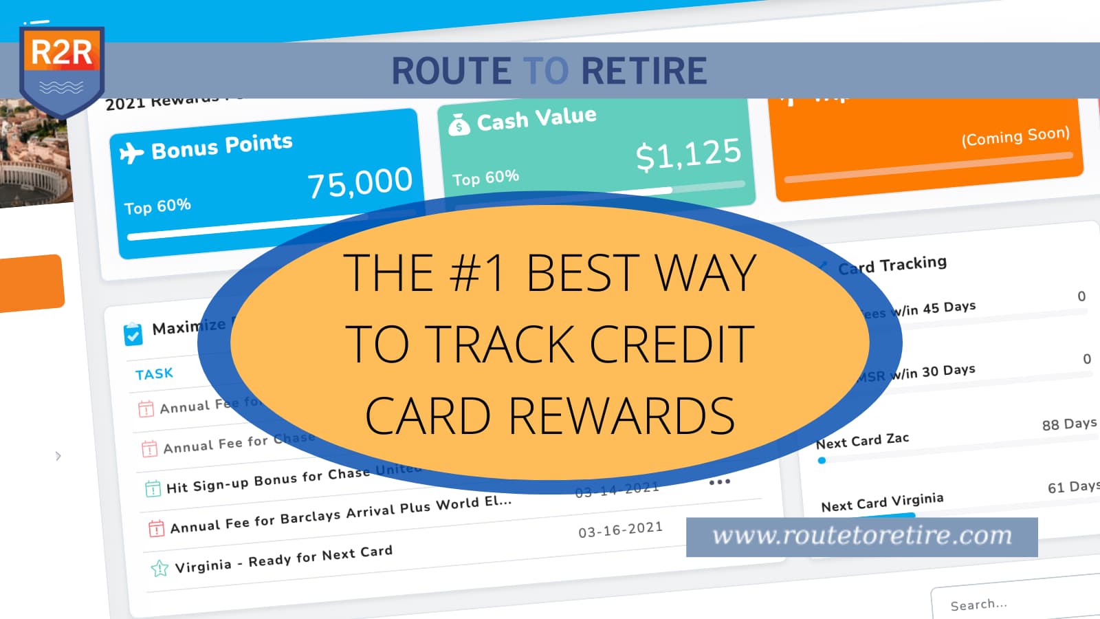 The 1 Best Way To Track Credit Card Rewards Route To Retire The 1 Best Way To Track Credit Card Rewards Route To Retire
